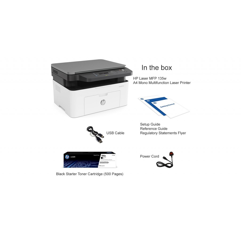 HP LaserJet Pro MFP M135W Printer - Wireless | High-Speed Printing and ...